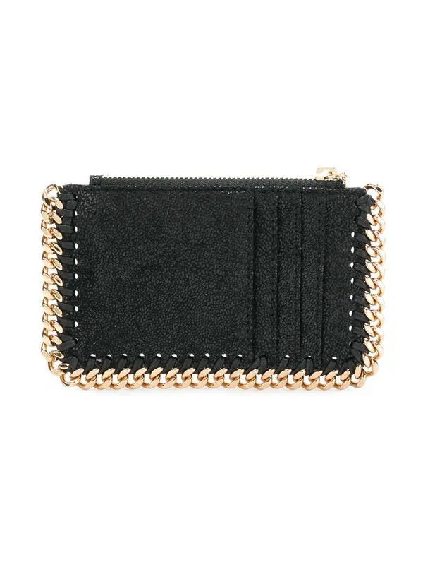 Stella McCartney Falabella Zip Cardholder - Black