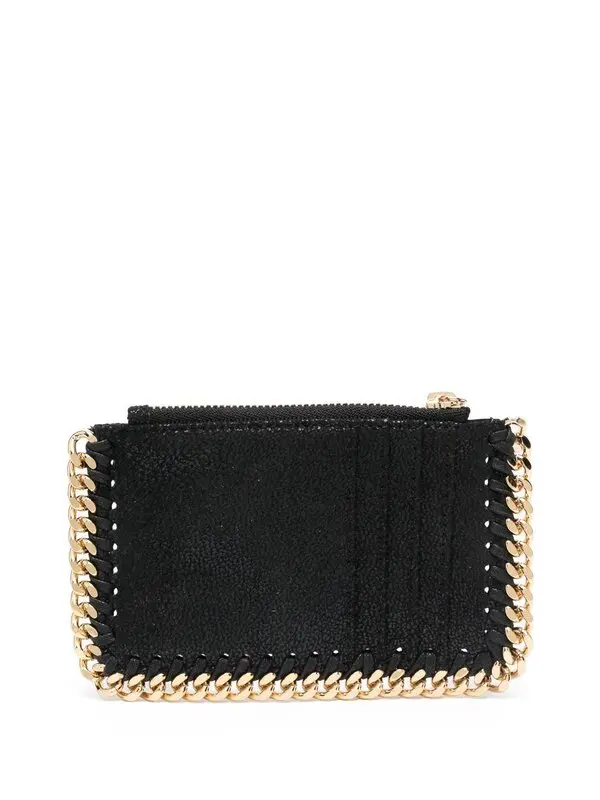 Stella McCartney Falabella Zip Cardholder - Black
