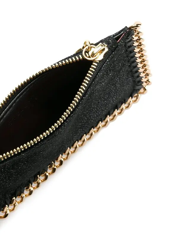 Stella McCartney Falabella Zip Cardholder - Black