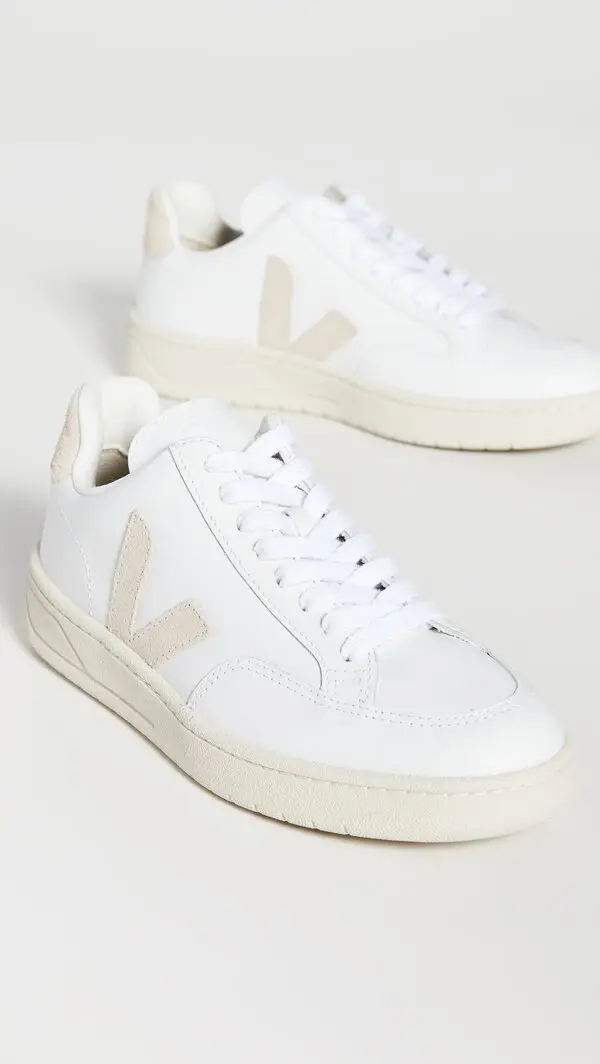 VEJA V-12 Sneaker - Extra-white/sable