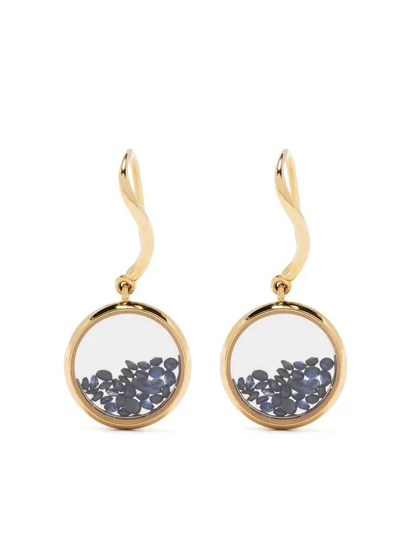 AURÉLIE BIDERMANN 18kt Yellow Sapphire Drop Earrings - Gold
