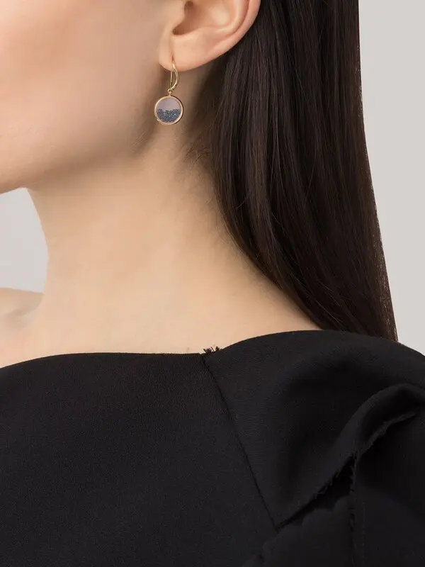 AURÉLIE BIDERMANN 18kt Yellow Sapphire Drop Earrings