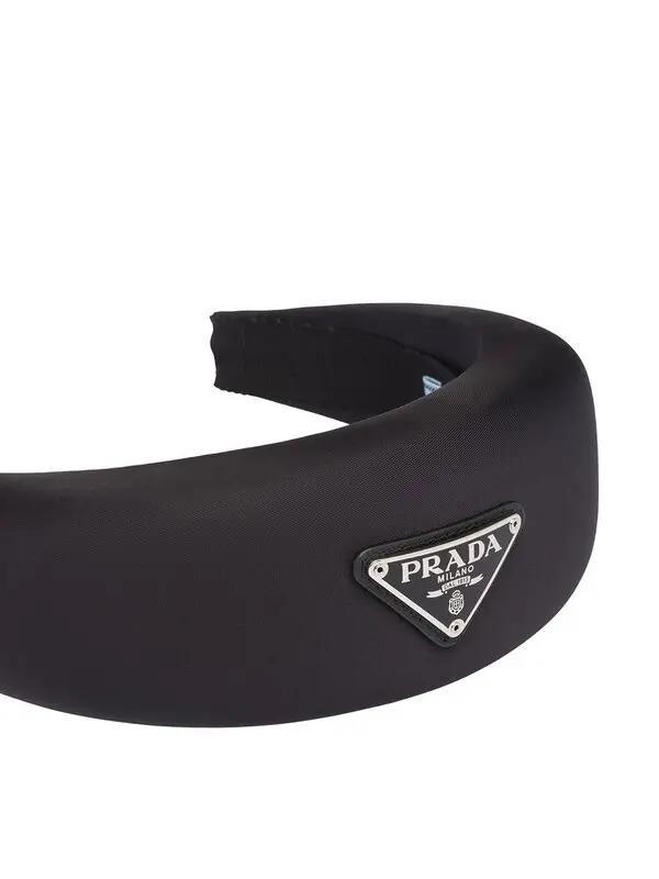 Prada Re-nylon Triangle-logo Headband