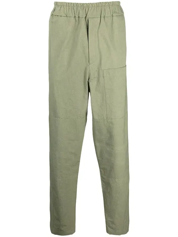 JIL SANDER Elasticated Cotton Trousers