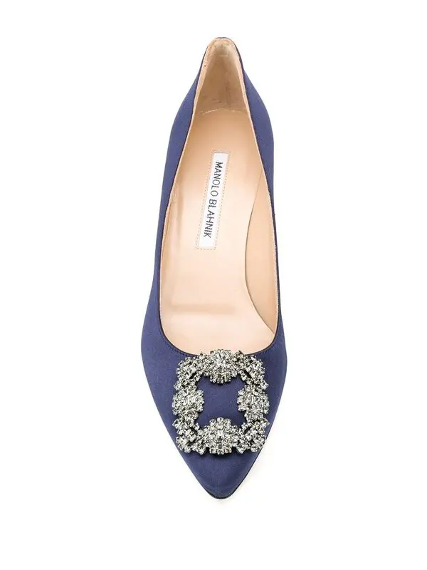 Manolo Blahnik 50mm Hangisi Pumps