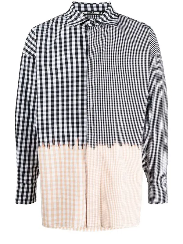 Palm Angels Check-pattern Long-sleeve Shirt