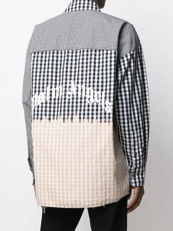 Palm Angels Check-pattern Long-sleeve Shirt