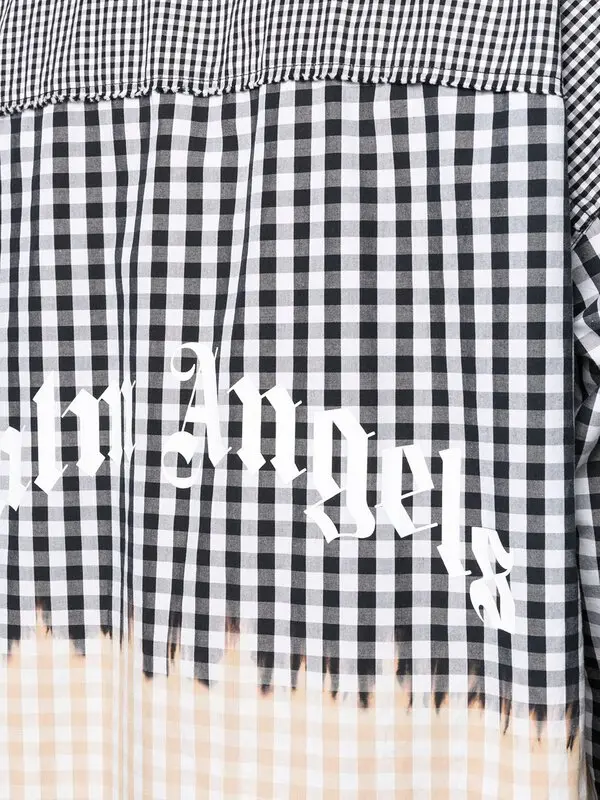 Palm Angels Check-pattern Long-sleeve Shirt