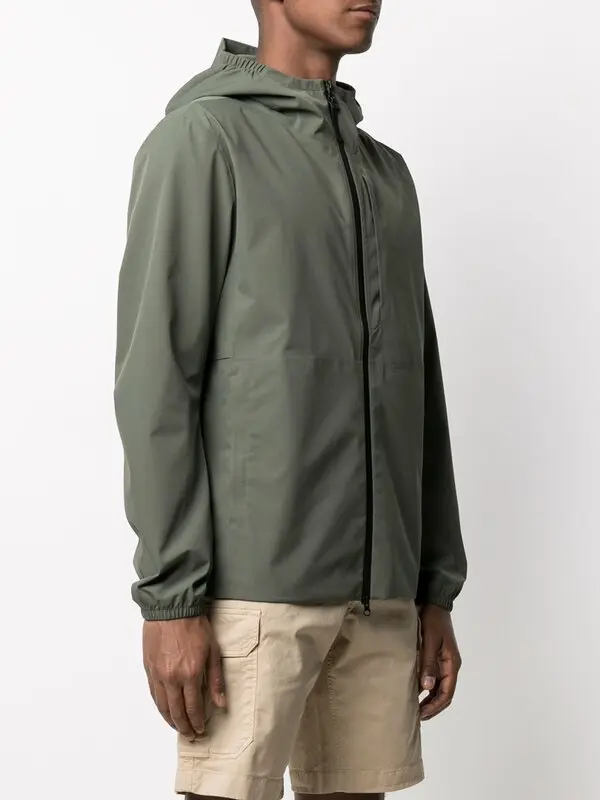 Woolrich Logo-patch Zip-up Hooded Jacket