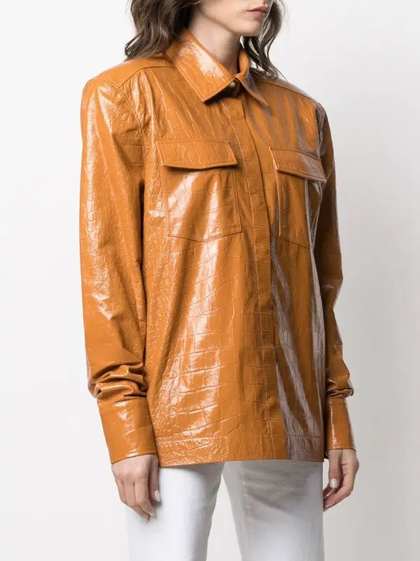 Remain Birger Christensen Oversized Leather Jacket