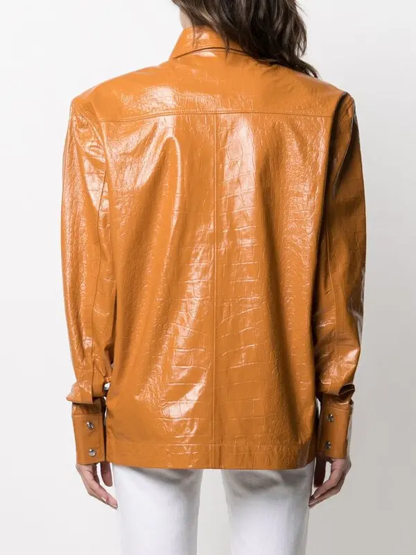 Remain Birger Christensen Oversized Leather Jacket