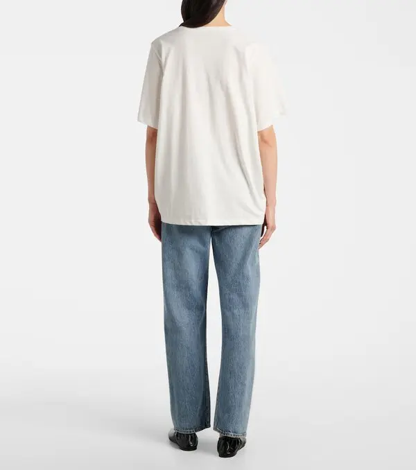 TOTEME Oversized Cotton Jersey T-shirt - White