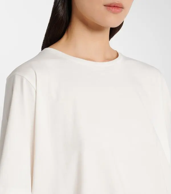 TOTEME Oversized Cotton Jersey T-shirt - White