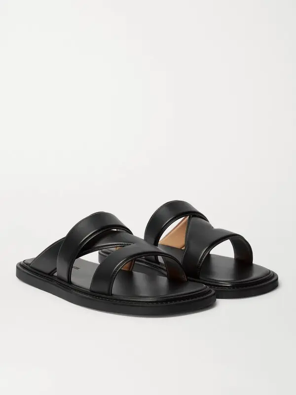 Bottega Veneta Leather Slides