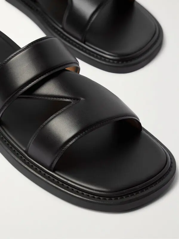 Bottega Veneta Leather Slides