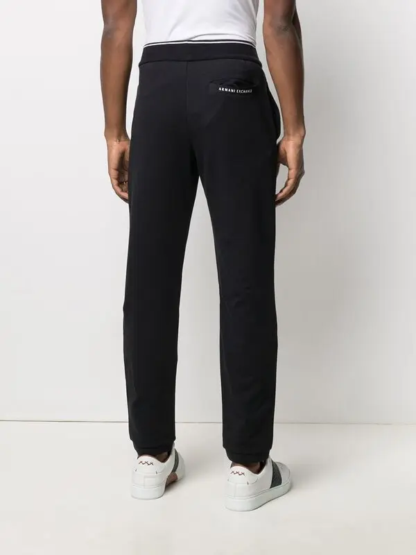 Armani Exchange Logo-print Track Pants - Blue
