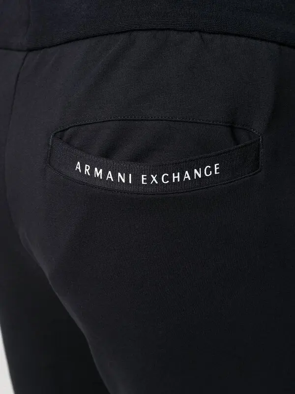 Armani Exchange Logo-print Track Pants - Blue