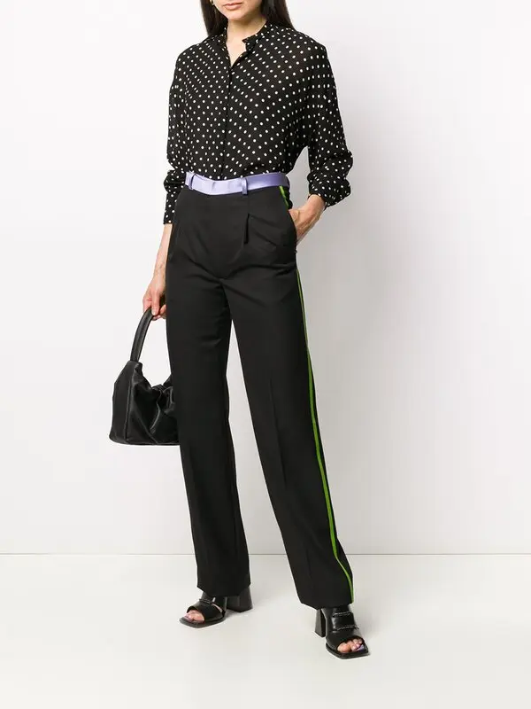 HAIDER ACKERMANN Bondi Stripe Detail Trousers