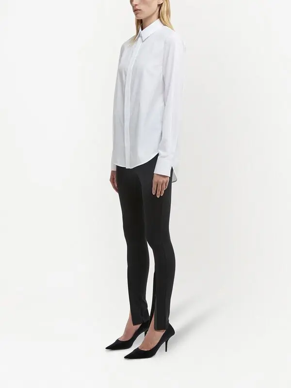 Wardrobe.NYC Long-sleeve Cotton Shirt - White
