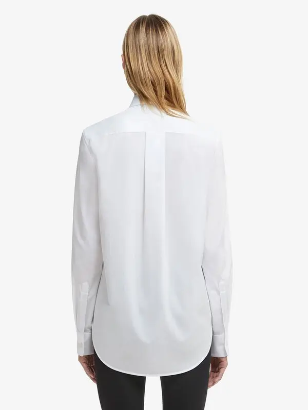 Wardrobe.NYC Long-sleeve Cotton Shirt - White