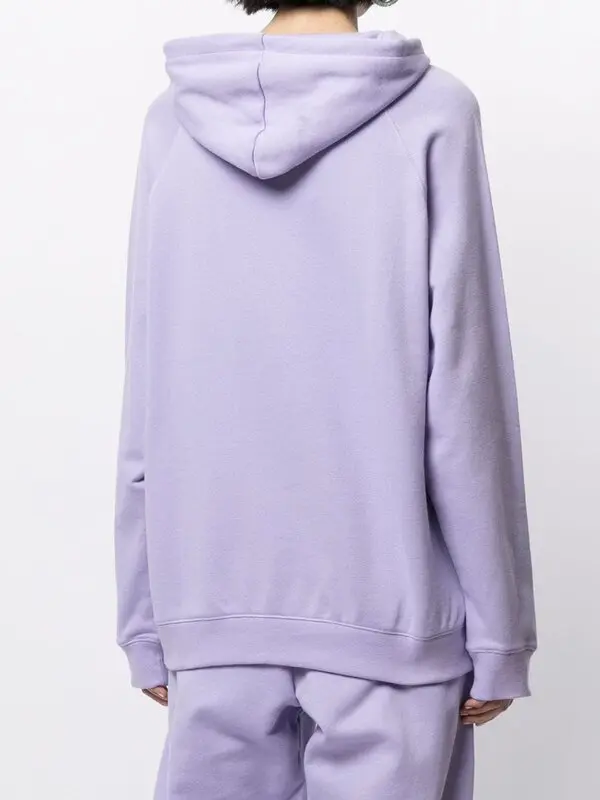 Être Cécile Logo Print Hoodie - Purple