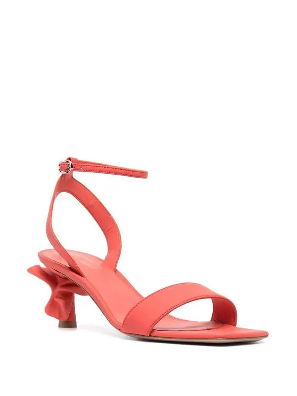 LE SILLA Candy Bow Leather Sandals