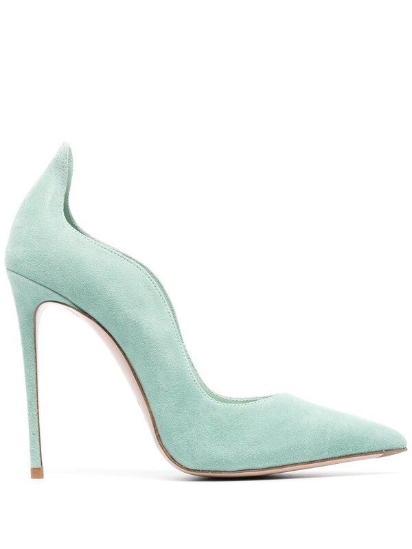 LE SILLA 120mm Ivy Crystal-embellished Leather Pumps