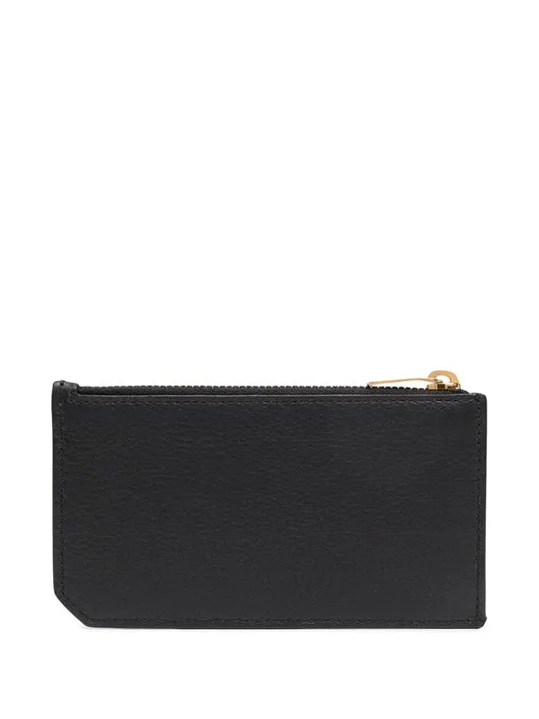 Saint Laurent Logo-plaque Zip-fastening Cardholder
