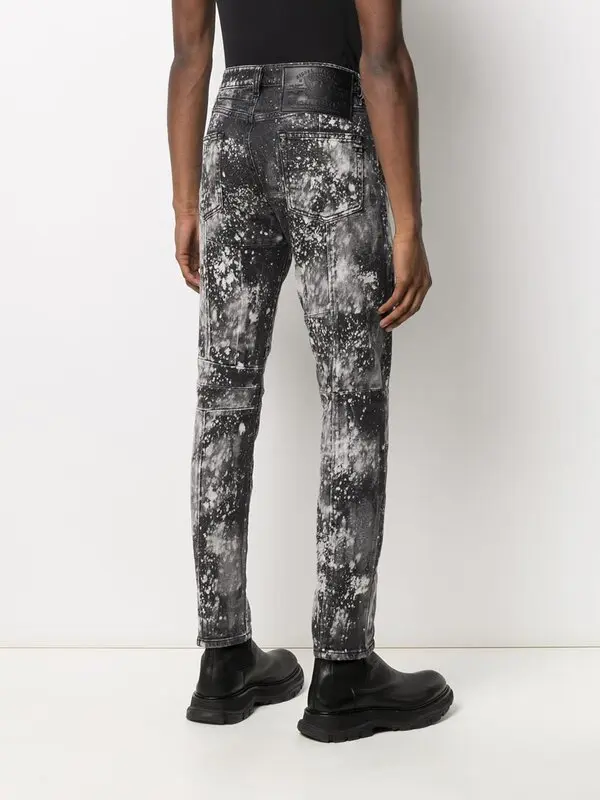 DIESEL® D-strukt Paint Treated Slim-fit Jeans