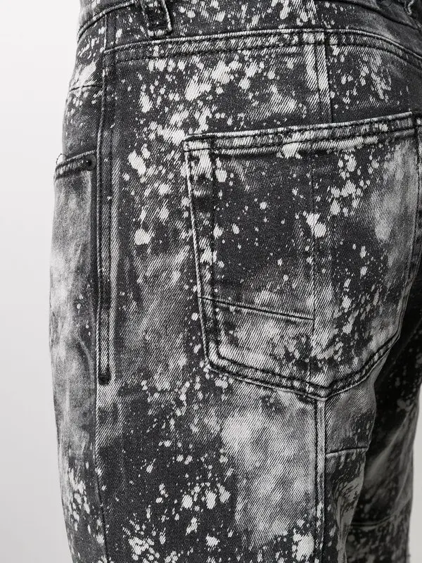 DIESEL® D-strukt Paint Treated Slim-fit Jeans