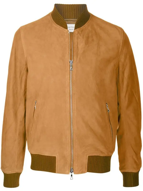 Officine Générale Todd Zipped Bomber Jacket