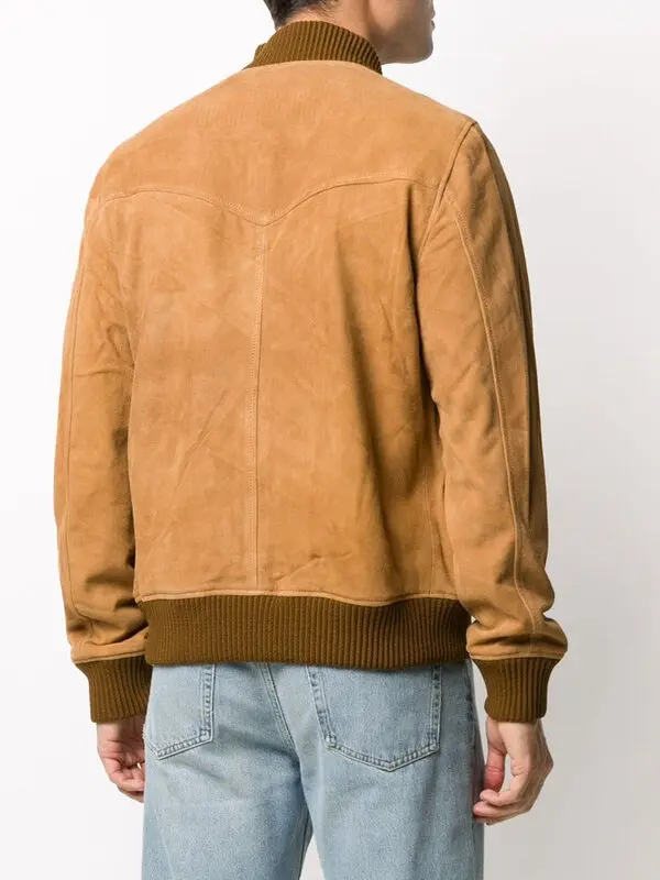 Officine Générale Todd Zipped Bomber Jacket
