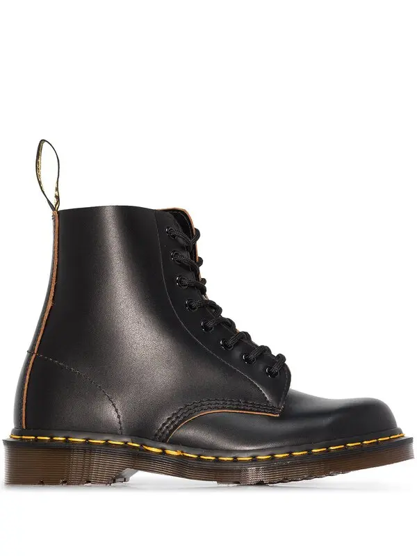 Dr. Martens Vintage 1460 Leather Ankle Boots - Black