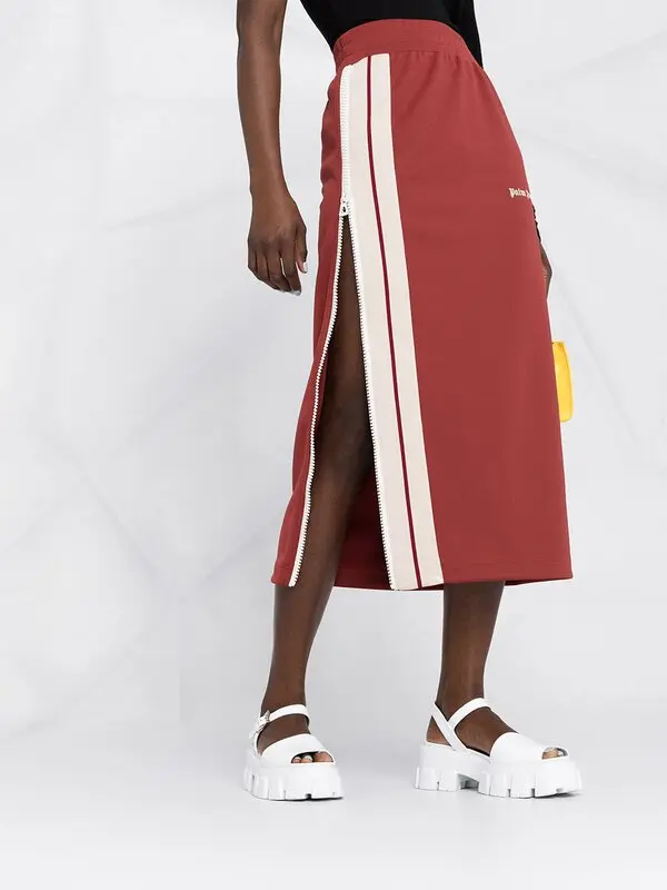 Palm Angels Side-stripe Logo-pint Skirt