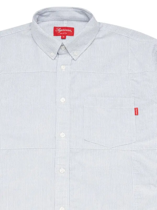 Supreme Patchwork Oxford Shirt - White | Editorialist