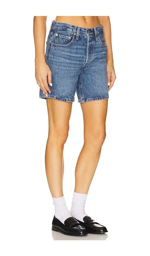 LEVI'S 501 Mid-thigh Denim Shorts - Blue Beauty