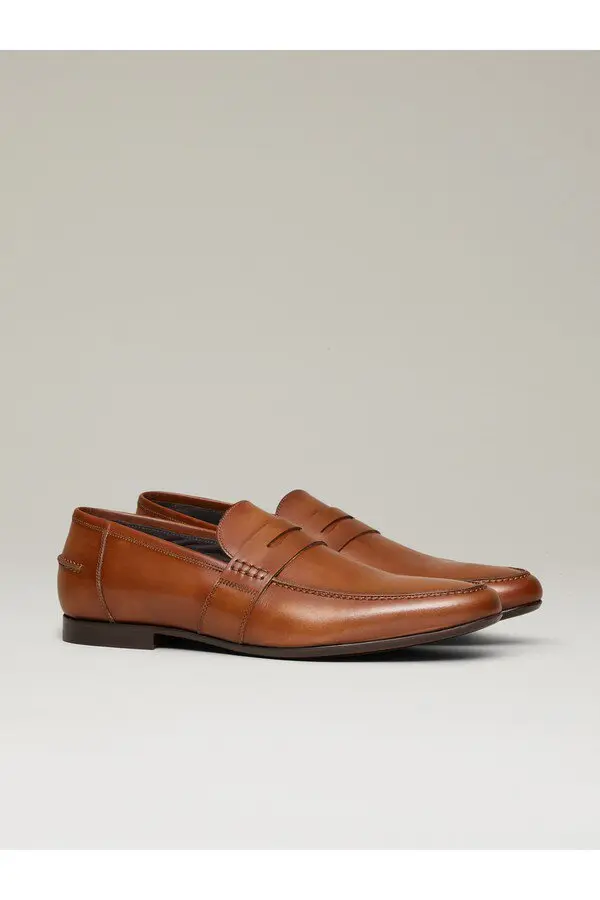 M. Gemi Mens 43.5 US 10.5 Brown Penny Loafer The Volo Due Dress Shoes Amazon.com | Cusolemore Penny Loafers for Men, Brown Loafers  main image 3