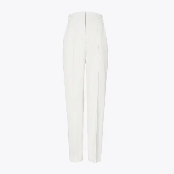 Tory Burch Cotton Twill Pant - Soft White