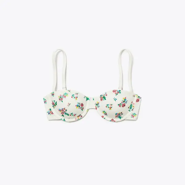 Tory Burch Balconette Bikini Top - Multi Ditsy Floral