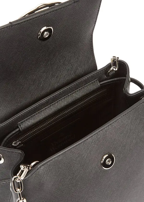 Vivienne Westwood Debbie Leather Bucket Bag - Black  display picture 2