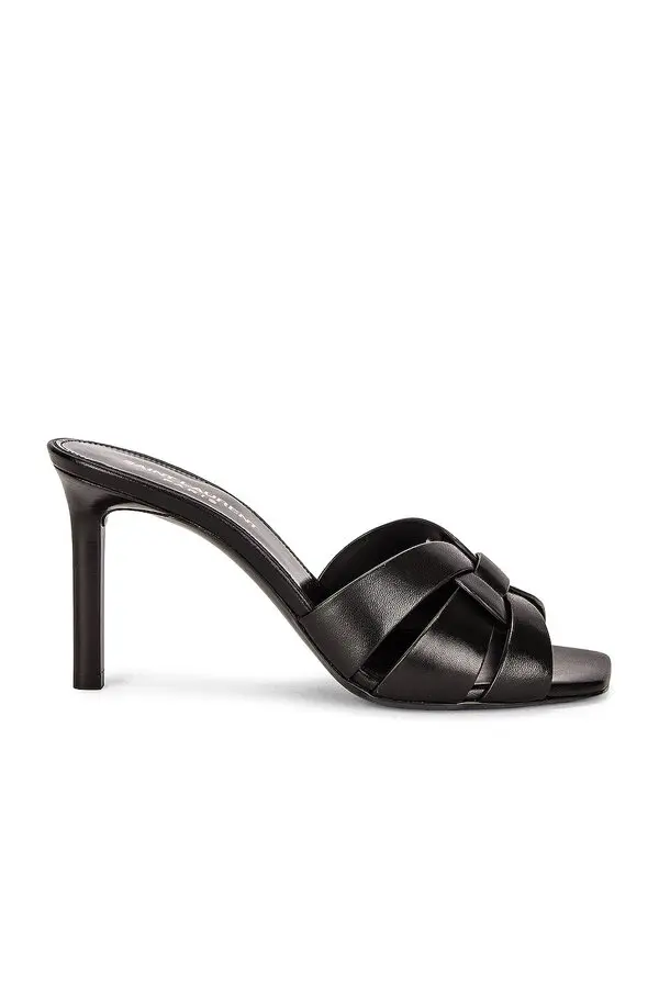 Saint Laurent Tribute Mules - Noir