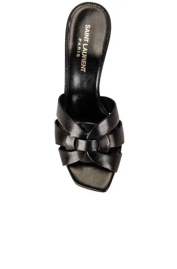 Saint Laurent Tribute Mules - Noir