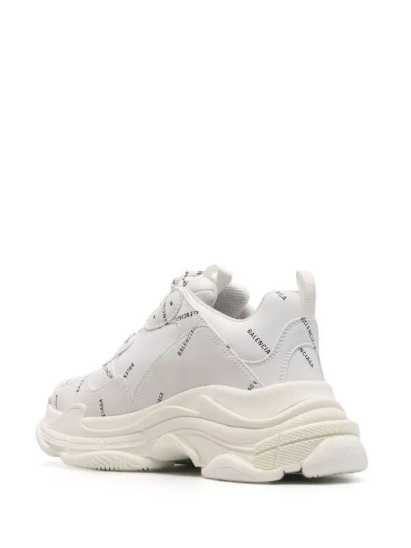 Balenciaga Triple S Low-top Sneakers - White
