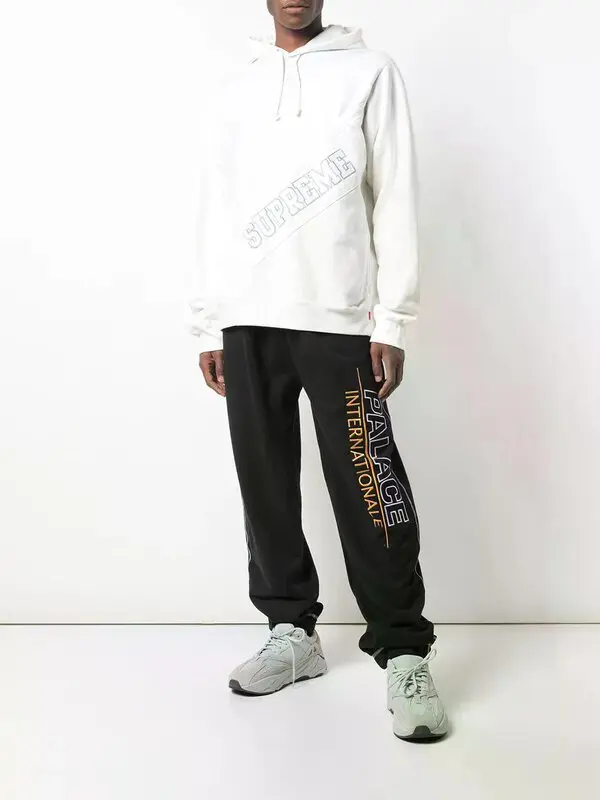 Supreme Logo Print Hoodie - White