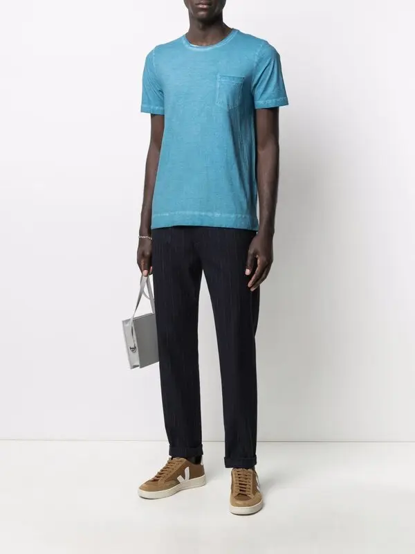 Massimo Alba Distressed Cotton T-shirt