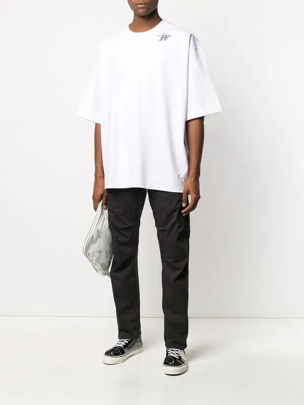 We11Done Logo-print Oversized T-shirt - White