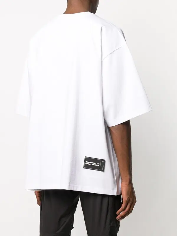 We11Done Logo-print Oversized T-shirt - White