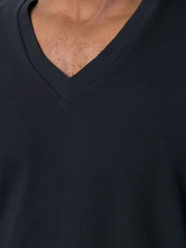 JAMES PERSE Short-sleeve V-neck T-shirt - Blue