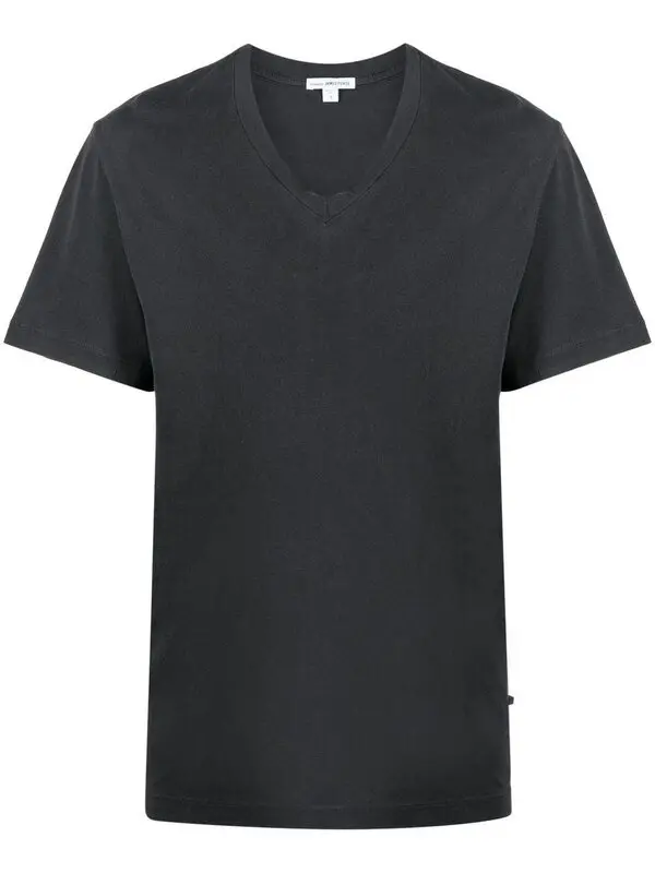 JAMES PERSE Short-sleeve V-neck T-shirt - Grey