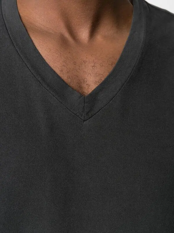 JAMES PERSE Short-sleeve V-neck T-shirt - Grey